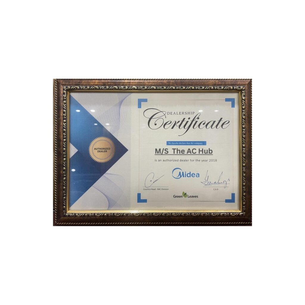 Midea 1 Ton Ceiling Cassette AC – Energy Efficient