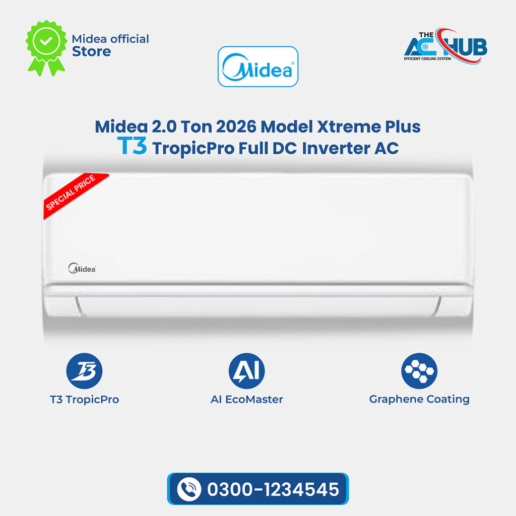 Midea AC - Energy-Efficient Air Conditioners In Pakistan
