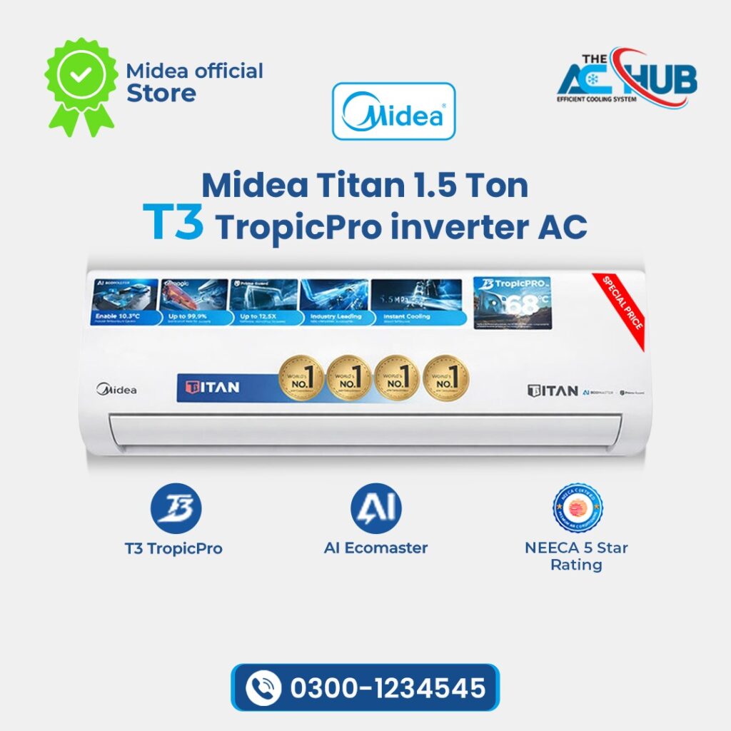 Midea AC - Energy-Efficient Air Conditioners In Pakistan